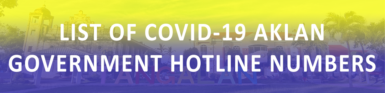 List of COVID-19 Hotline Numbers for all Aklan Government Hospitals ...